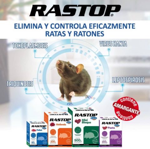 Rastop pellet 50 grs (uso interior) - Agropets